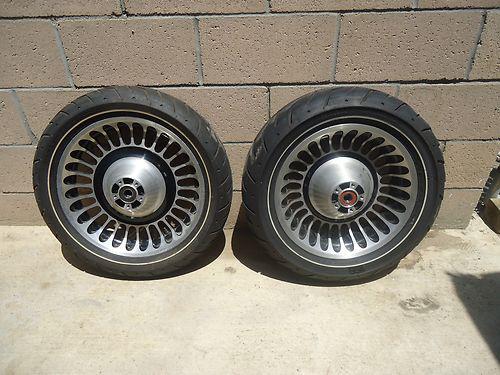 Purchase Harley Davidson '09-'13 OEM 28 spoke Touring Wheels with tires ...