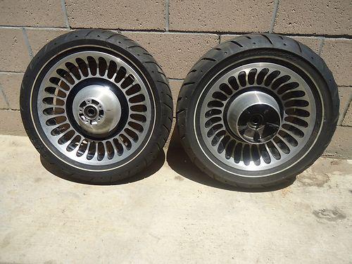 Purchase Harley Davidson '09-'13 OEM 28 spoke Touring Wheels with tires ...