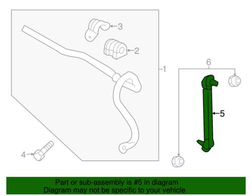 Purchase Genuine GM Front Driver Side Suspension Stabilizer Shaft Link ...