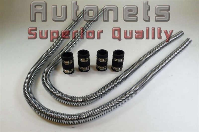 Purchase 44" Stainless Steel Heater Hose Universal Fit Street Hot Rat ...
