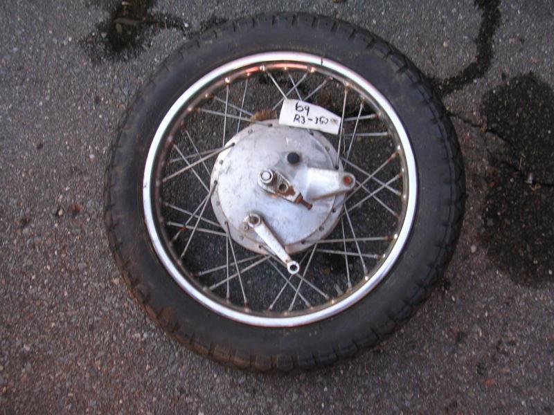 Purchase 1969 YAMAHA R3 350 REAR WHEEL RIM HUB in Leominster ...