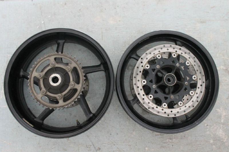 Purchase Yamaha r1 OEM front rear rims wheels rotors complete 2007 2008 ...