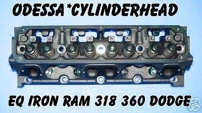 Purchase NEW EQ IRON RAM DODGE 318 360 MAGNUM OHV CYLINDER HEAD in Clearwater, Florida, US, for ...