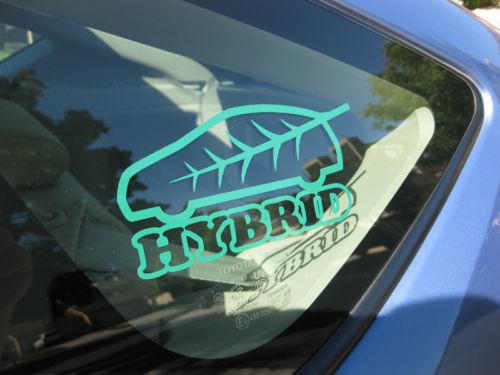 Find Hybrid Vehicle Decal by TFB Designs- Vinyl Sticker Great for ...