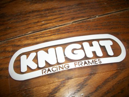 Find KNIGHT RACING FRAMES (WHITE) FLAT TRACK DECAL in West Plains ...