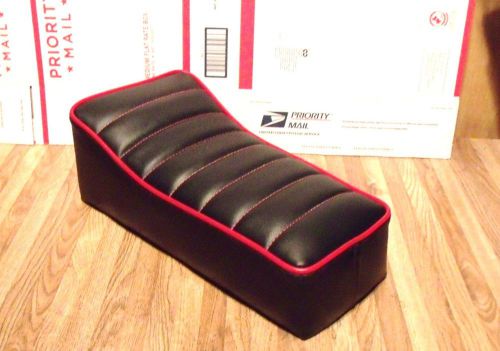 Find 14" X 7" BLACK/RED VINTAGE STYLE MINIBIKE SEAT CUSTOM UNIVERSAL ...