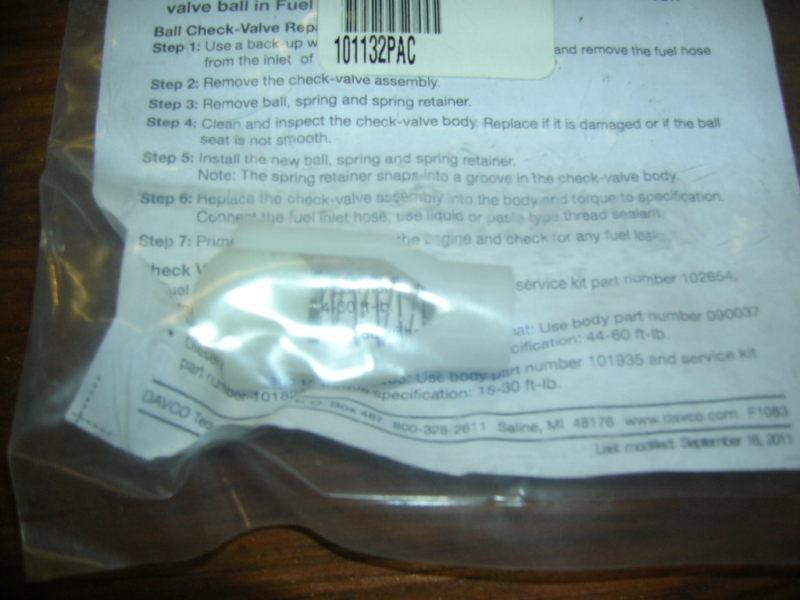 Find DAVCO 101132 101132PAC CHECK VALVE ASSEMBLY fits PRO 382 Peterbilt ...