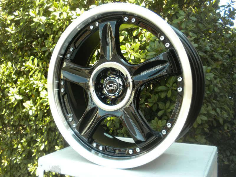 Find ADR 99 SPADE BLACK 17X7 4X100/108 HONDA.FORD.AURA.MAZDA.NISSAN.VW ...