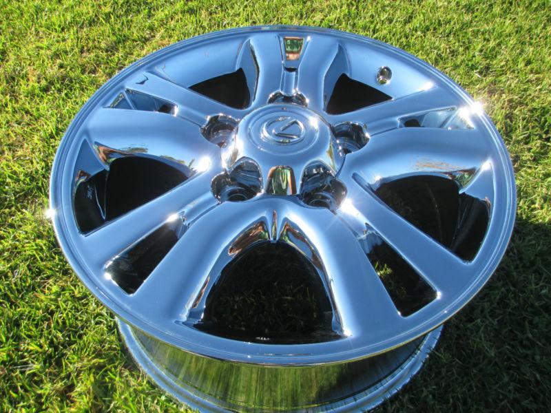 Sell 4-18" NEW OEM LEXUS LX470/LANDCRUISER CHROME WHEELS/RIMS in Los ...