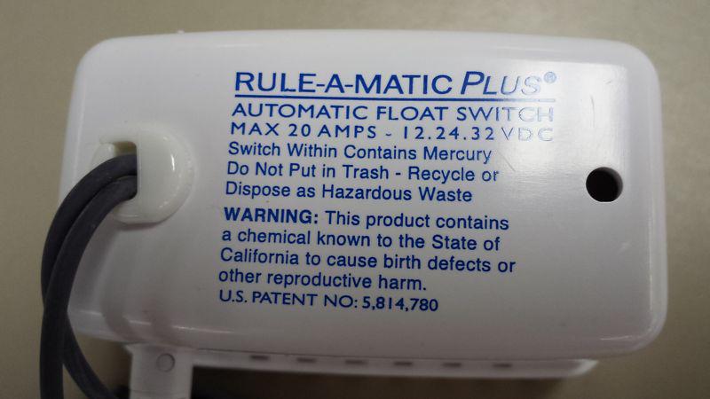 Find RULE-A-MATIC FLOAT SWITCH MODEL 40M in Memphis, Tennessee, US, for ...