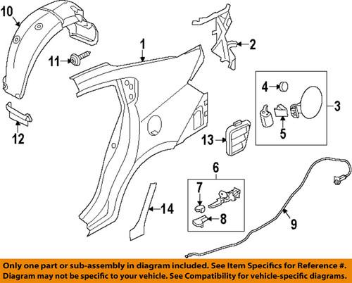 Sell KIA OEM 715701W010 Quarter Panel-Tail Lamp Panel in Portland ...