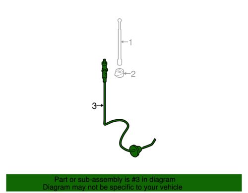 Sell Genuine GM Mast End Radio Antenna Cable 23413784 in Pasadena ...