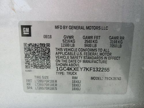 Sell Used Trailer Brake Control Module fits: 2019 Chevrolet Silverado ...