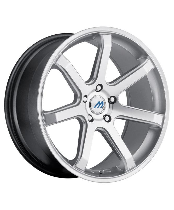 Sell 17 inch Mach 7 Silver Rims Custom 17x7.5 Tuner Honda Dodge Ford ...