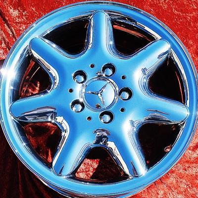Sell SET OF 4 NEW CHROME 16" MERCEDES BENZ C240 C320 C280 C230 OEM ...