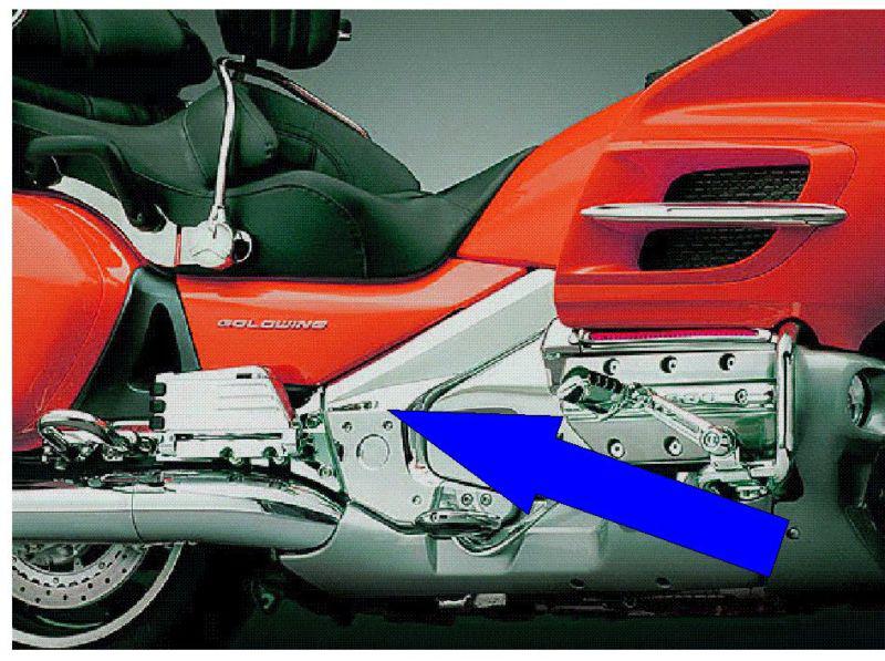 Sell Honda Goldwing 1800 Frame Covers Chrome Included Rubber Cover 45 ...