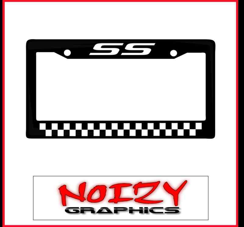 Sell SUPER SPORT RACING LICENSE PLATE FRAME CAR STICKER DECAL SS CHEVY ...