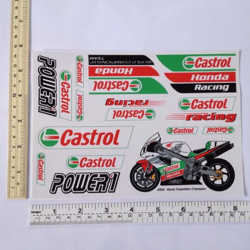 Purchase CASTROL STICKER / CASTROL HONDA RACING STICKER*ORIGINAL 2002 ...