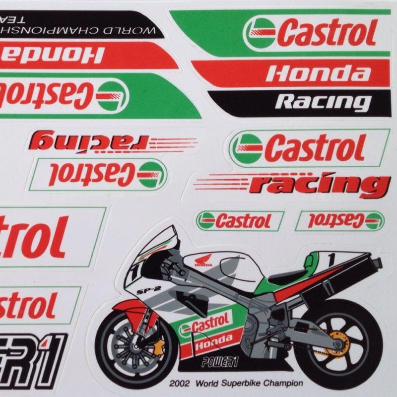Purchase CASTROL STICKER / CASTROL HONDA RACING STICKER*ORIGINAL 2002 ...