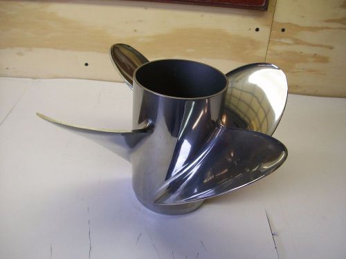 Purchase Quicksilver Typhoon 14 x 21 Stainless Steel 4 Blade Propeller ...