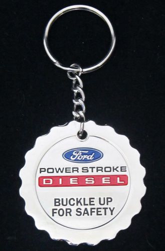 Purchase NEW! FORD POWER STROKE DIESEL CHROME METAL KEYCHAIN - SUPER ...
