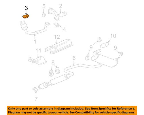 Purchase Chevrolet GM OEM 08-10 Malibu 3.5L-V6 Exhaust-Gasket 15794201 ...