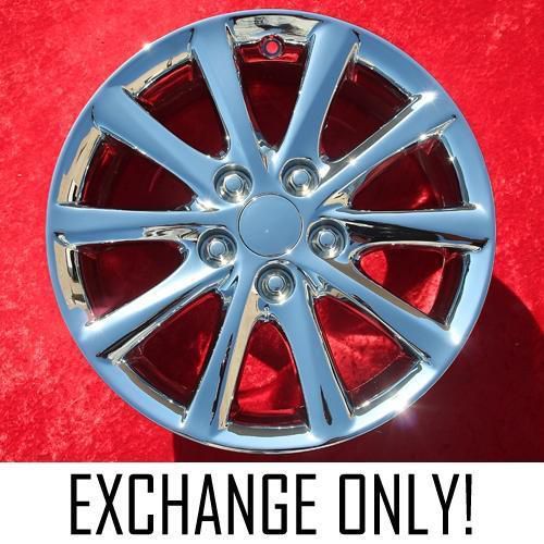 Purchase EXCHANGE Set of 4 Chrome 16" Toyota Camry OEM Factory Wheels ...