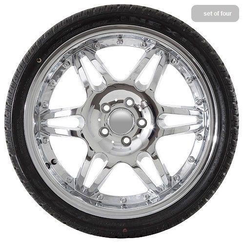 Purchase 19 Inch Mercedes Chrome Replica Wheels and Tire Package (501 ...
