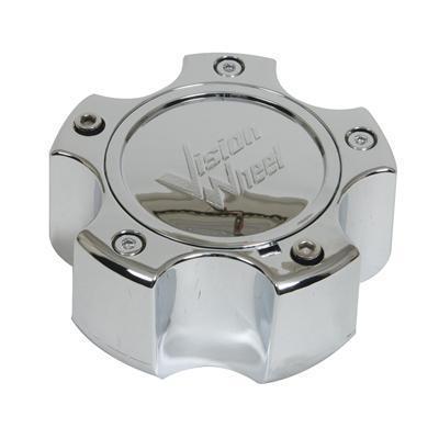 Purchase Summit Racing Center Cap Bolt-On Open End Chrome Aluminum C375 ...