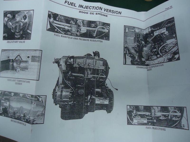 Purchase Fiat 124 2000 spider fuel injection book manual original 55 ...
