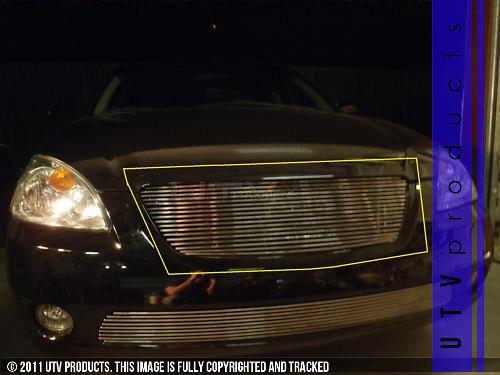 Buy 2002 - 2004 Nissan ALTIMA 1PC UPPER REPLACEMENT CHROME BILLET ...