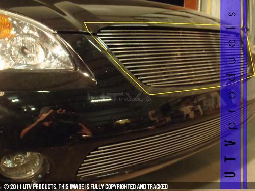 Buy 2002 - 2004 Nissan ALTIMA 1PC UPPER REPLACEMENT CHROME BILLET ...