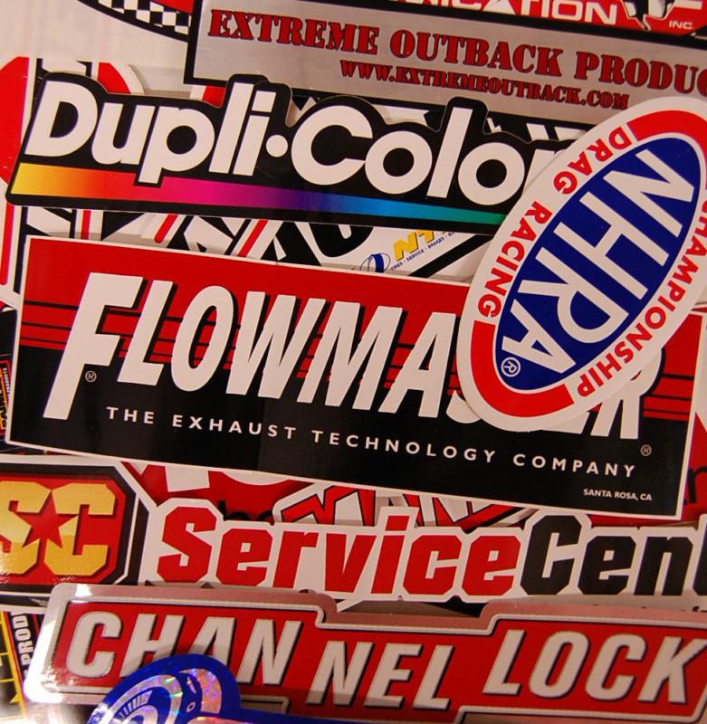 Buy WOW**DELUXE GRAB BAG** 15 LARGE AUTO RACING DECALS STICKERS NHRA ...