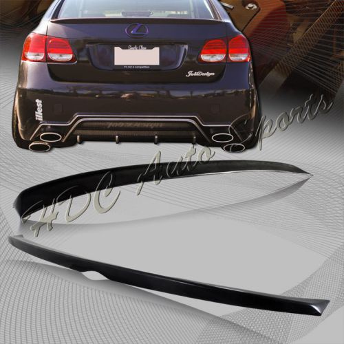 Buy For 2006-2011 Lexus GS350 GS450 Black ABS Plastic Rear Tail Trunk ...