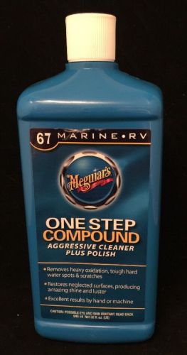Buy Meguiar's 67 Marine/RV One-Step Compound Cleaner & Polish - M6732 ...