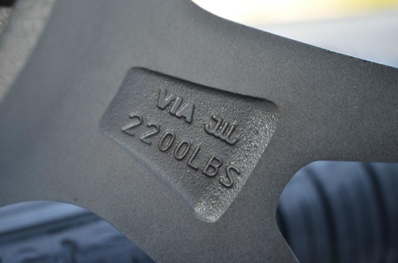 Buy Set of 20' Avarus AV8 Silver wheels/rims with less than 3000 miles ...