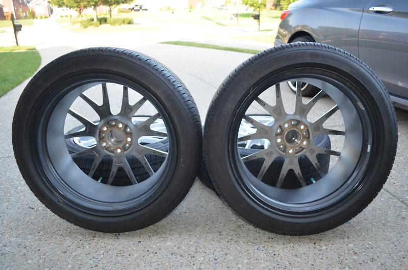 Buy Set of 20' Avarus AV8 Silver wheels/rims with less than 3000 miles ...