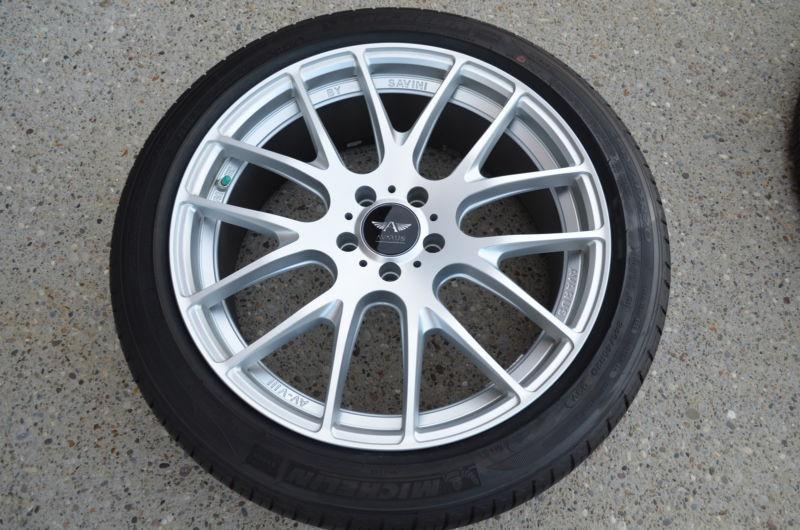 Buy Set of 20' Avarus AV8 Silver wheels/rims with less than 3000 miles ...