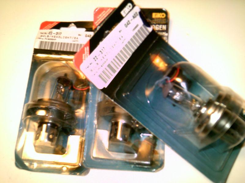 Buy 3 HI POWER Halogen Bulb H4 P45T base.100/55 watts 12 Volt Porsche ...