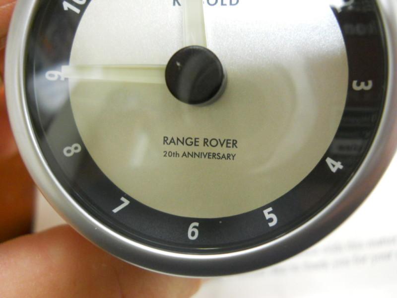 Buy 2007 Range Rover OEM 20th Anniversary Edition Kobold Clock in ...
