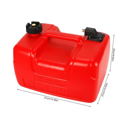Buy Portable 3.2 Gallon Marine Outboard Boat Motor Gas Tank External ...
