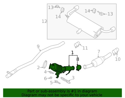 Buy Genuine Ford Catalytic Converter LX6Z-5E212-KP in Fenton, Michigan ...