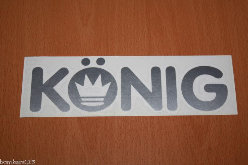 Buy Konig Wheels - Racing / Sticker / Decal - 6.00" x 1.90" (Die-Cut ...