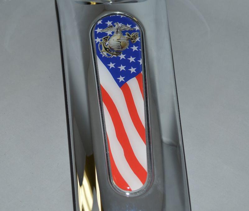 Buy Custom "USMC & Flag" Dash Insert Decal for 2006 - 2007 FLHX Harley ...