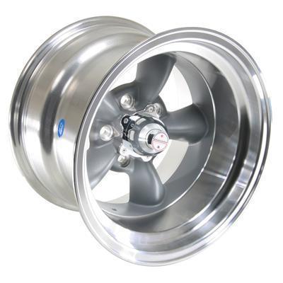 Buy American Racing Torq-Thrust D Gray Wheel 15"x10" 5x4.5" BC Set of 2 ...