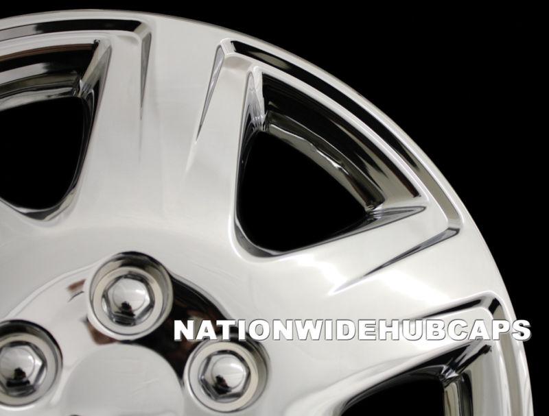 Buy 4 15" CHROME Hub Caps Full Wheel Covers Rim Cap Lug Cover Hubs for ...