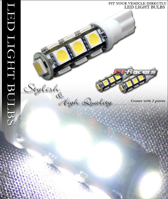 Find 2X WHITE T10 WEDGE 13X 5050 SMD LED LIGHT LAMP BULB 184 447 464 ...