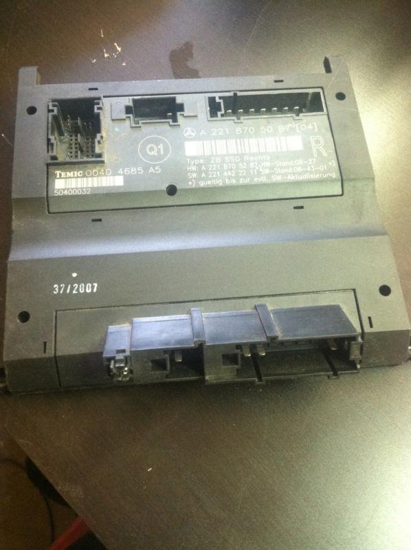 Find 2007-2013 OEM MERCEDES W221 SEAT MODULE S550 S350 S400 S63 S65 ...