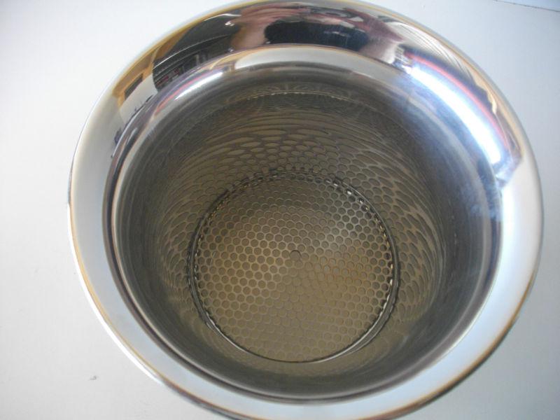 Find Polished Tall Spun Velocity Stack Holley hot rat rod style v-drive ...