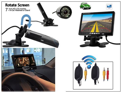 Find Wireless Car Rear View System Backup Camera Night Vision+7" TFT ...